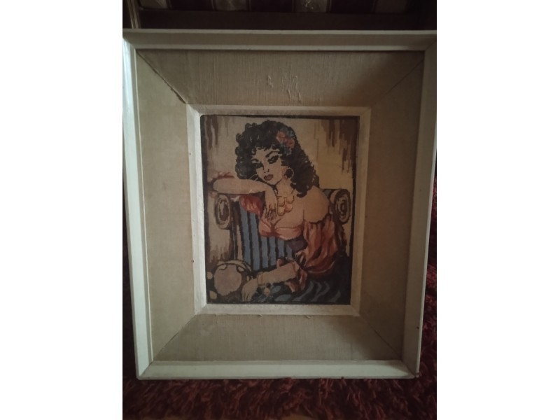 VINTAGE GOBLEN *CIGANKA SA DAIRE*