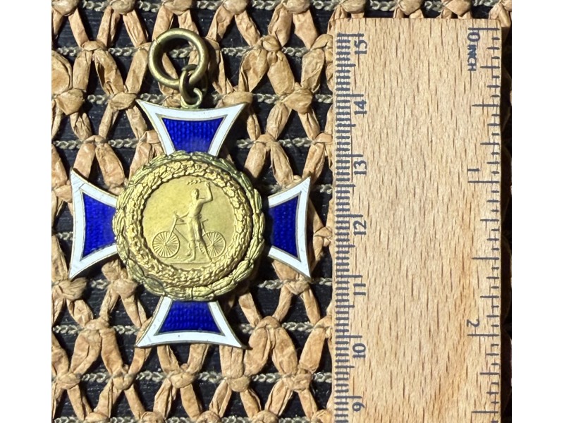 medalja emajl biciklizam 1926.god.