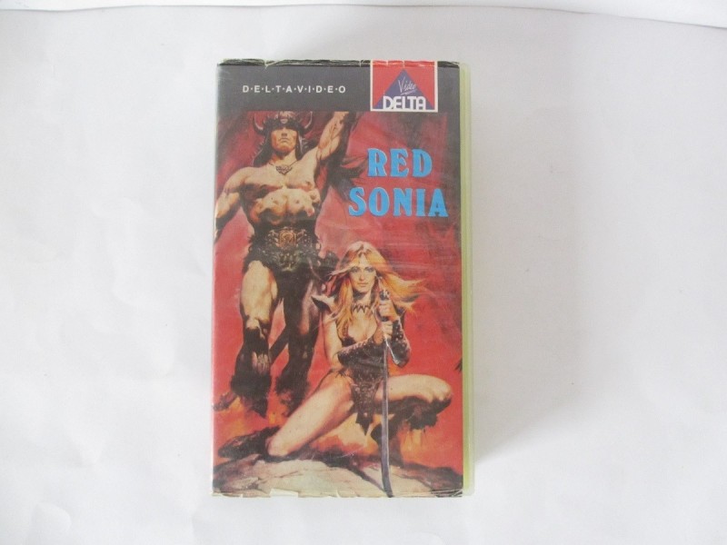 VHS kaseta RED SONIA Crvena Sonja Arnold Schwarzenegger