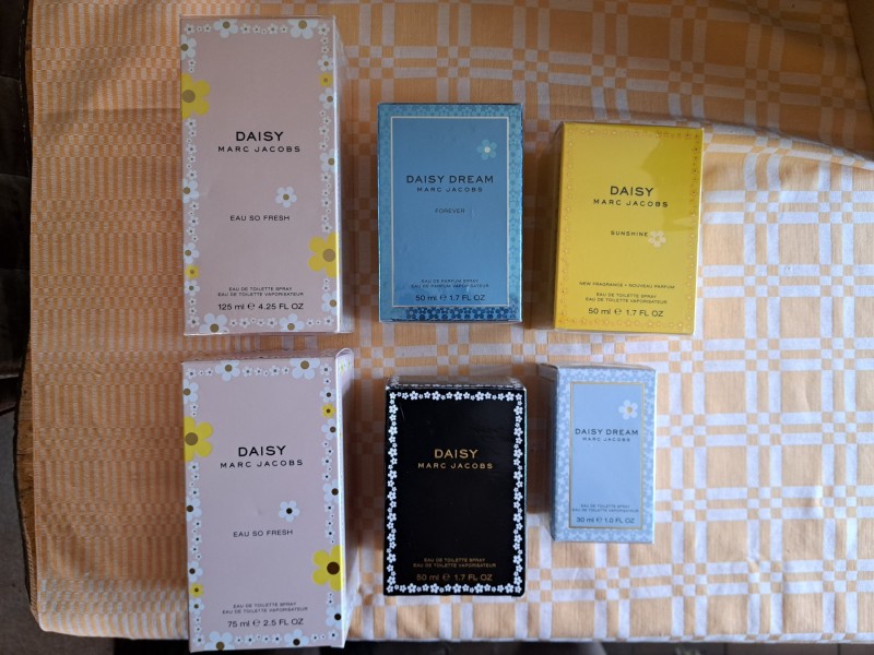 Chloe, Daisy, JLo, Davidoff i Jil Sander parfemi