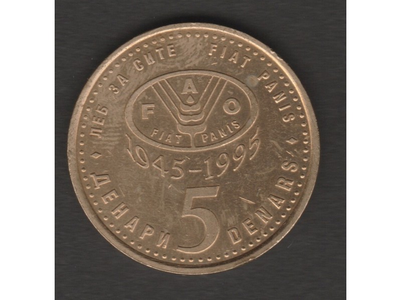 5 Denari (FAO) - 1995 - Severna Makedonija