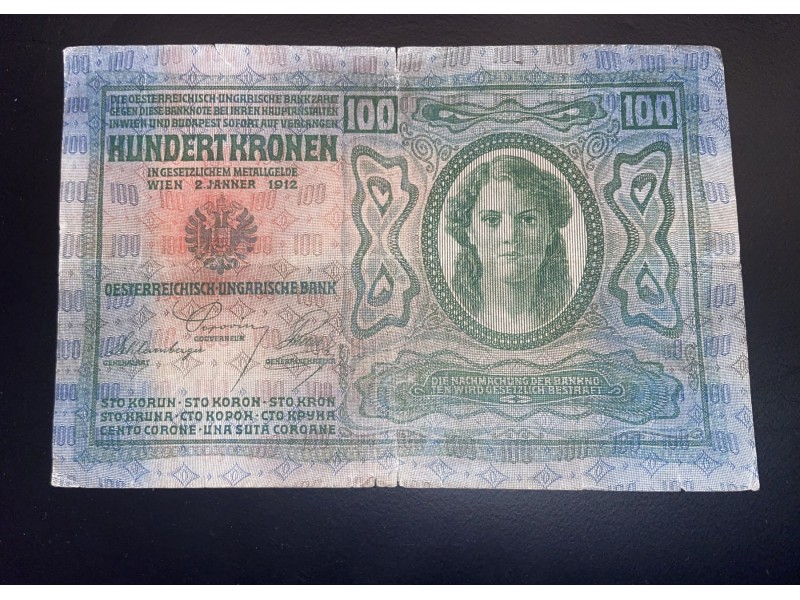 100 KRUNA 1912.