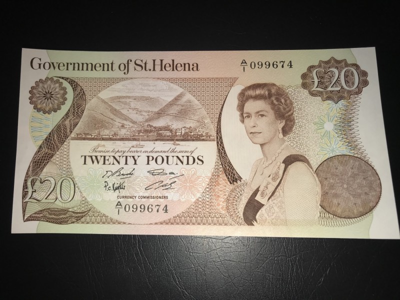 SVETA HELENA 20 FUNTI UNC.