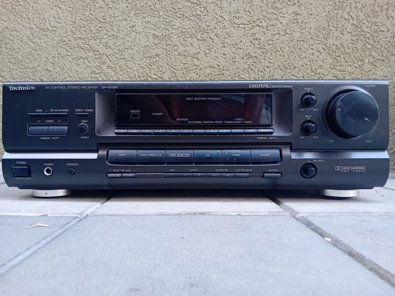 Technics SA-GX390 AV Control Stereo Receiver JAPAN
