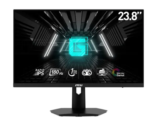 Monitor 23.8inc MSI G244F E2 FHD RAPID IPS 1MS 2xHDMI/DP 180Hz,LED,Crni