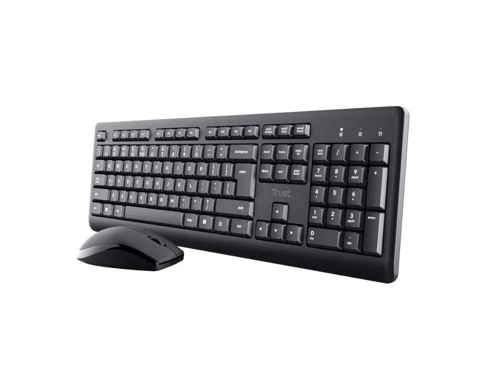 Tastatura+miš TRUST Primo bežicni set/US/crna