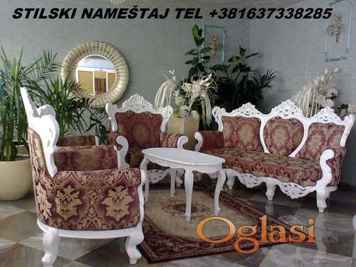Stilska garnitura,rucni rad,NOVO