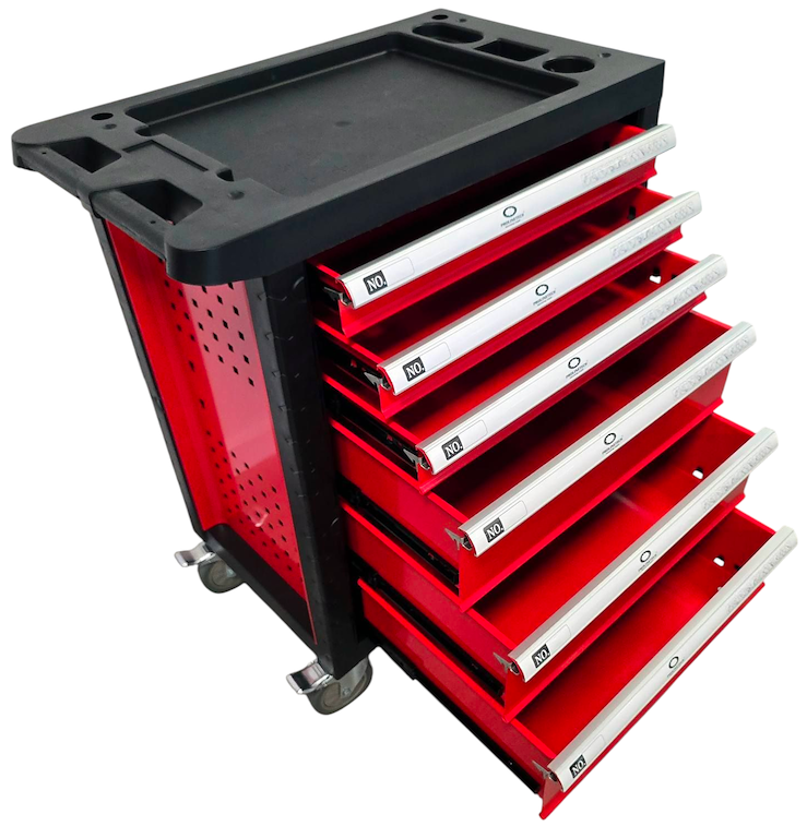 PROLINETECH Prazna Kolica za Alate – 6 Fioka PLT/TC-05