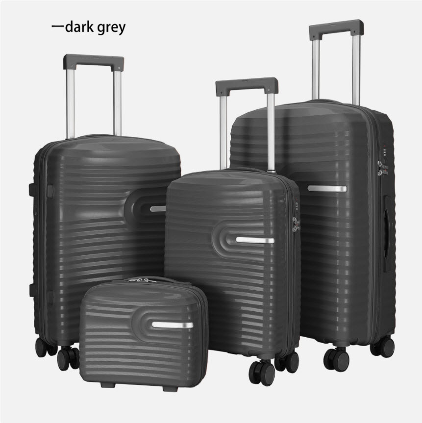 PROLINETECH Set putničkih kofera 4/1 PLT/KS-GREEY Dark Greey