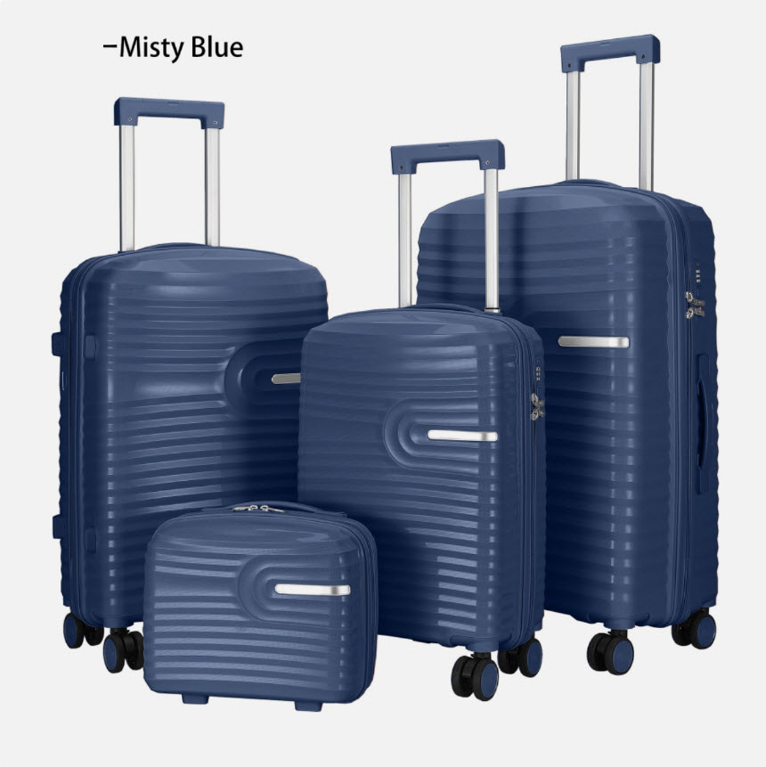 PROLINETECH Set putničkih kofera 4/1 PLT/KS-MBLU Misty Blue