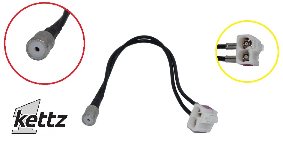Antenski Adapter FAKRA2-ISO Kettz KT-AD29