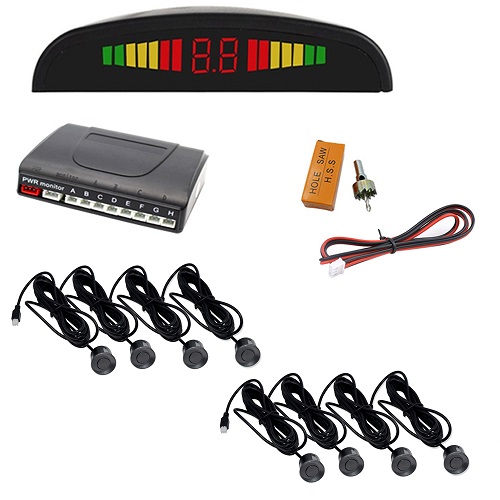 Parking Senzor 8 Senzora (4+4) LED Displej KT-PS308