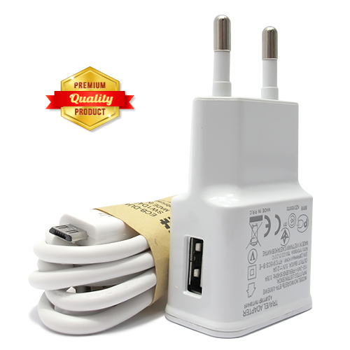 Kućni Punjač + Mikro Usb Kabl 2in1 2A Beli