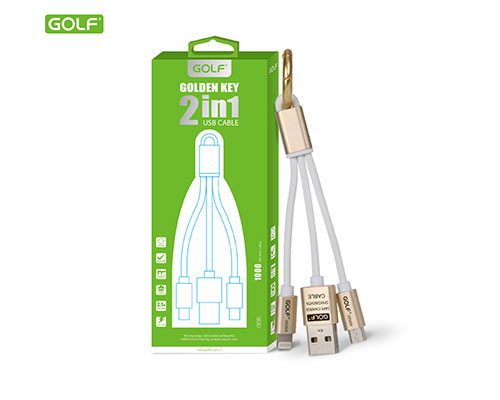 USB Data Kabl 2u1 Android/Iphone GOLF GC-35
