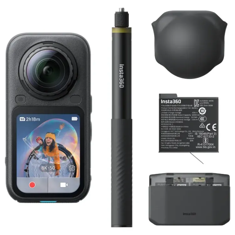 INSTA360 X6 Essentials Bundle Midnight Black