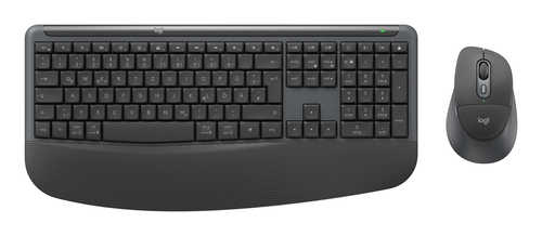 Logitech MK880 Signature Comfort Plus Wireless Desktop YU, Graphite