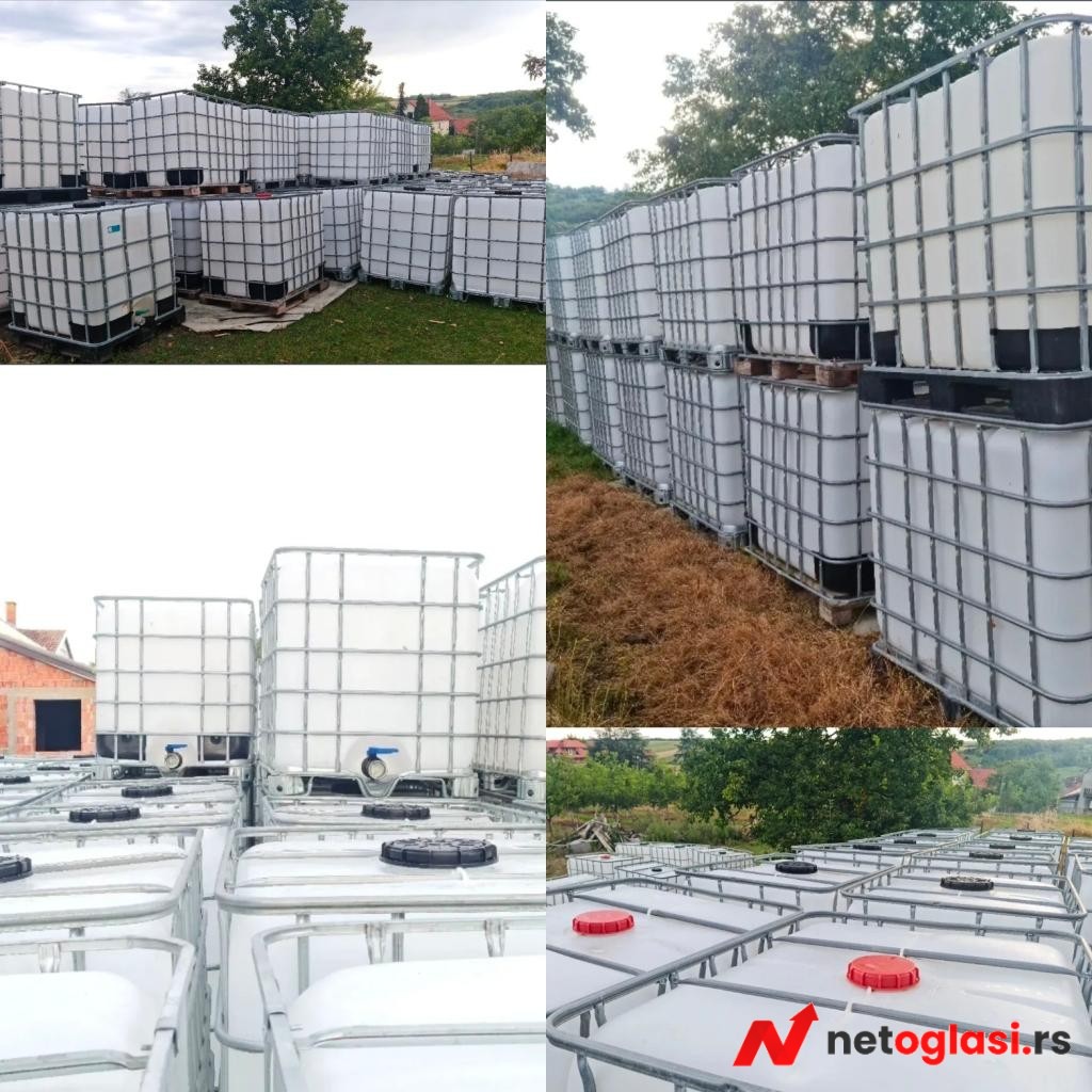 Plasticne IBC cisterne-kontejnerI od 1000 l