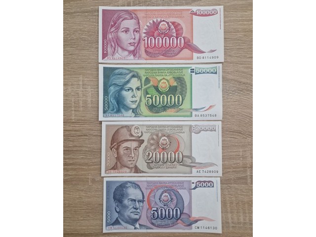 Lot 1985/1989 UNC