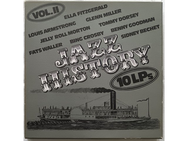 VARIOUS - 10LP BOX JAZZ HISTORY Vol.II (Germany Pres