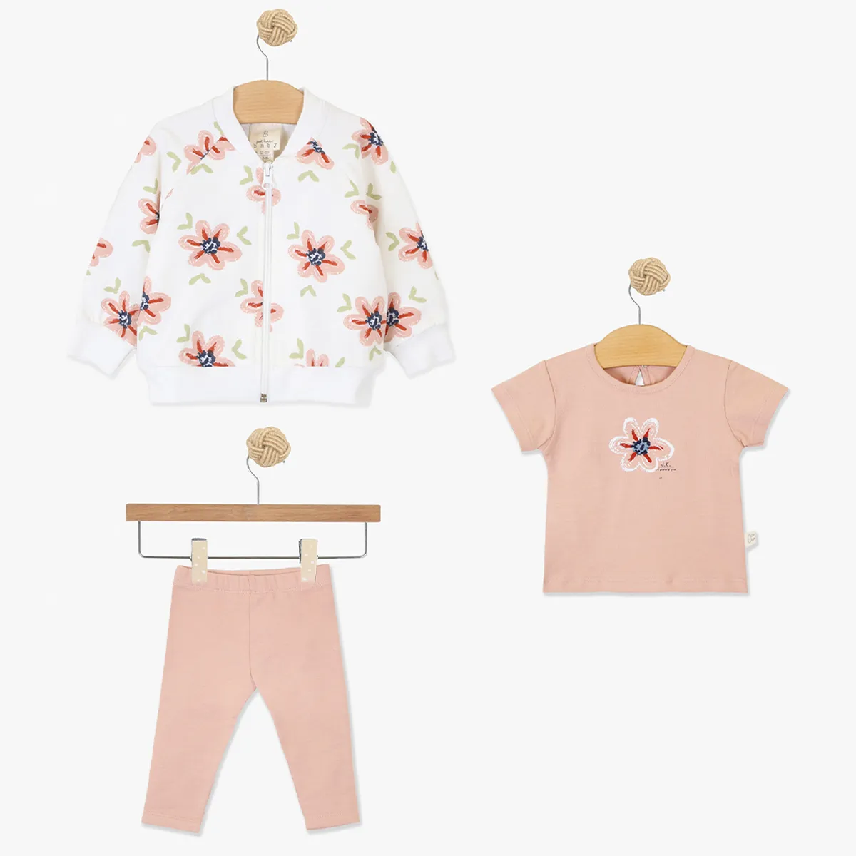 JUST KIDDIN BABY KOMPLET "WILDFLOWERS" 3/1, 62-98