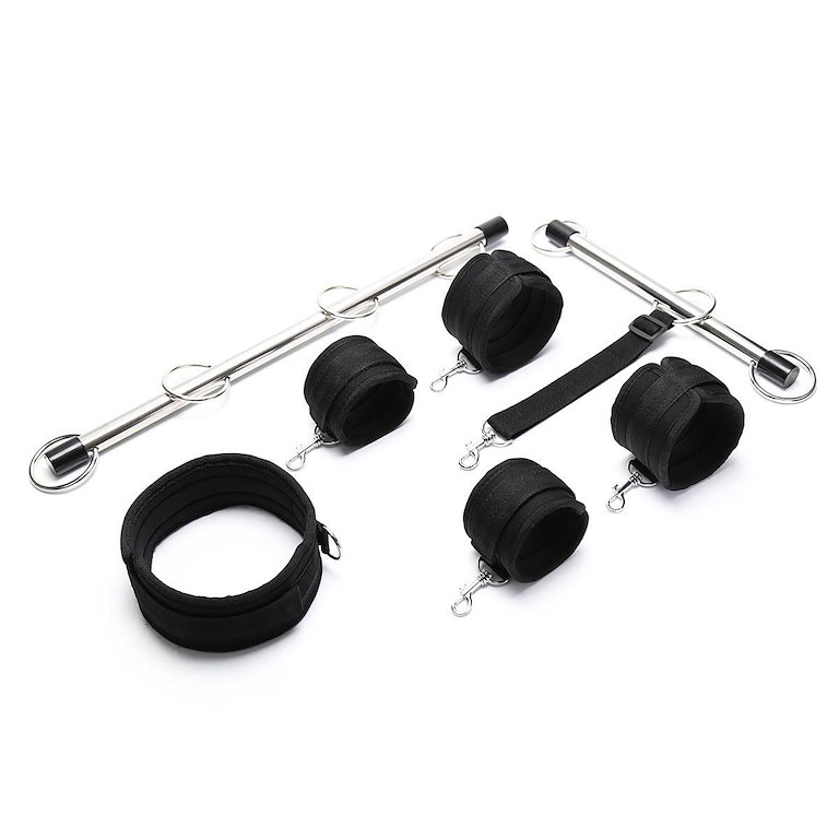 Spreader bar set – metalne šipke za razdvajanje sa manžetnama i ogrlicom
