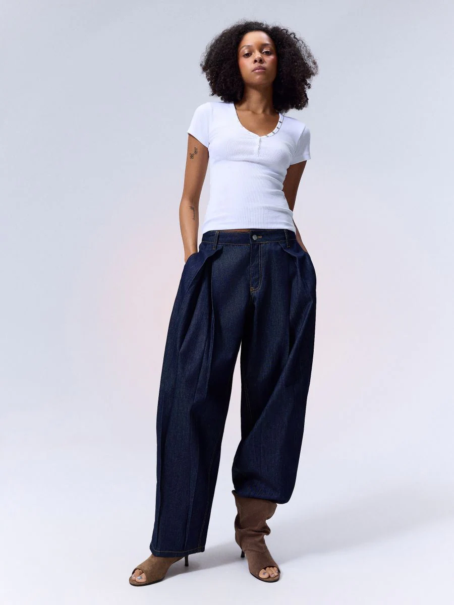 Baggy fit farmerke