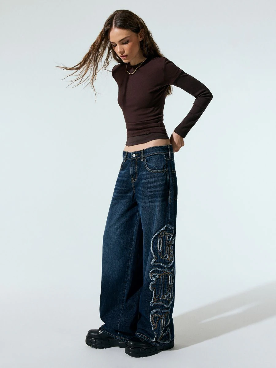 Baggy fit farmerke