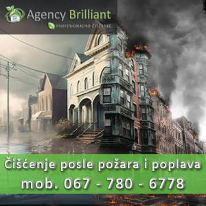 Čišćenje prostora posle požara, poplava