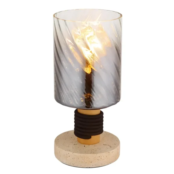 Globo Osborne 15777T | Stona lampa | siva | E27