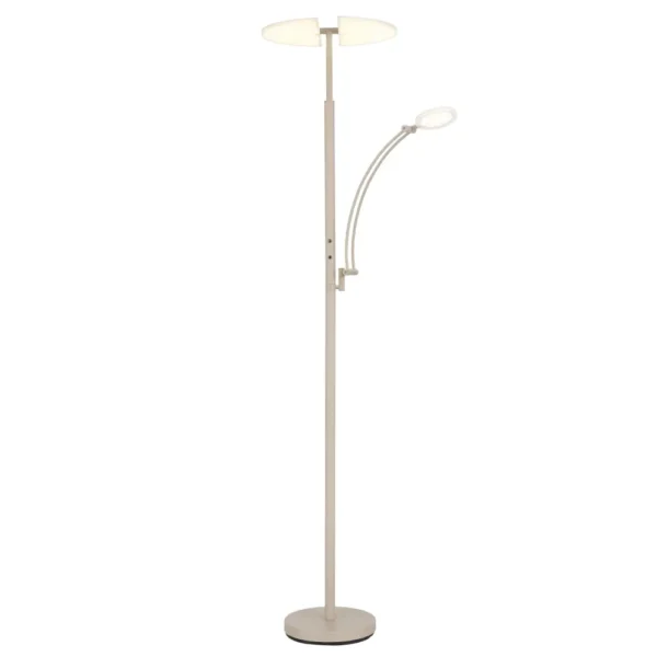 Globo Tirana 58909SA | Podna lampa | siva | LED