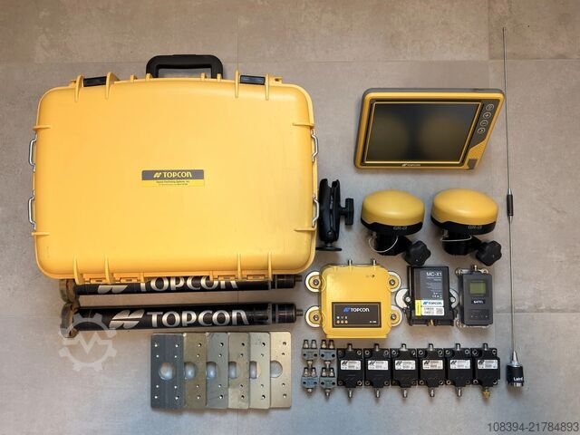 Beton mašina
Topcon GPS guiding system X-53x / MC-Max