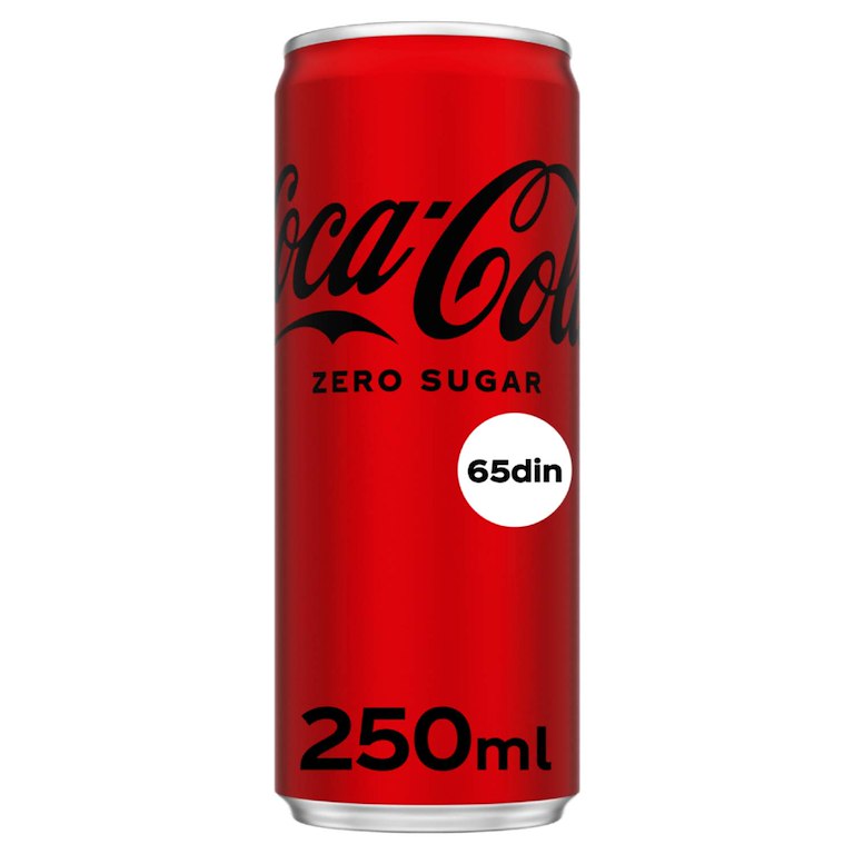 Coca Cola sok gaziran coca cola zero 0.25L