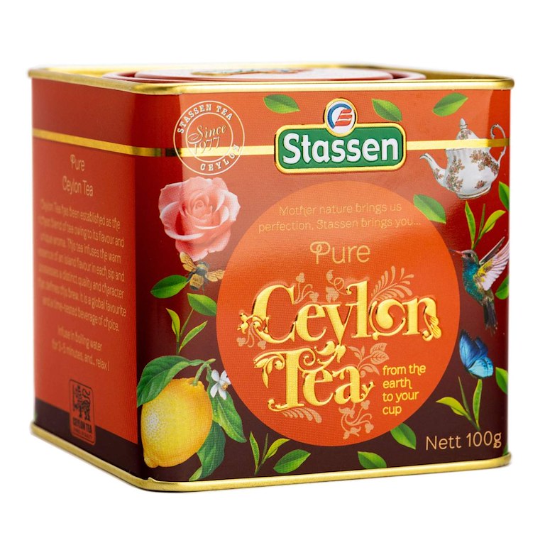 Stassen čaj crni u limenci 100g stassen