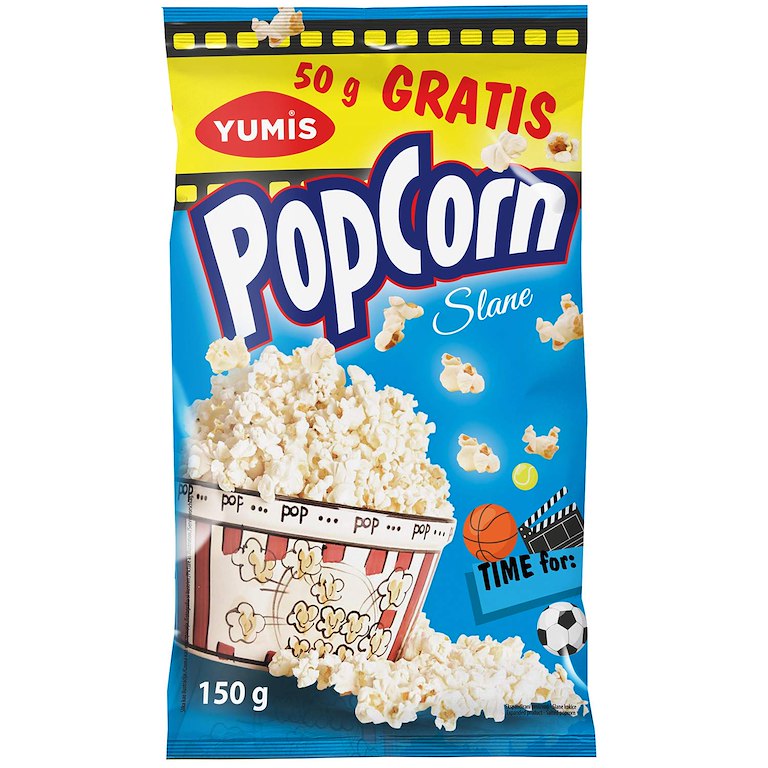 Yumis slane ekspandirane kokice 100g+50g gratis Yumis