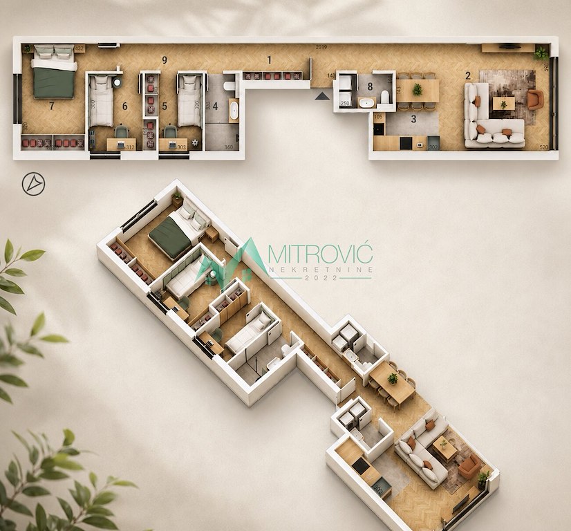 Troiposoban stan na prodaju, Telep, Novi Sad, 82m², 261.070 €