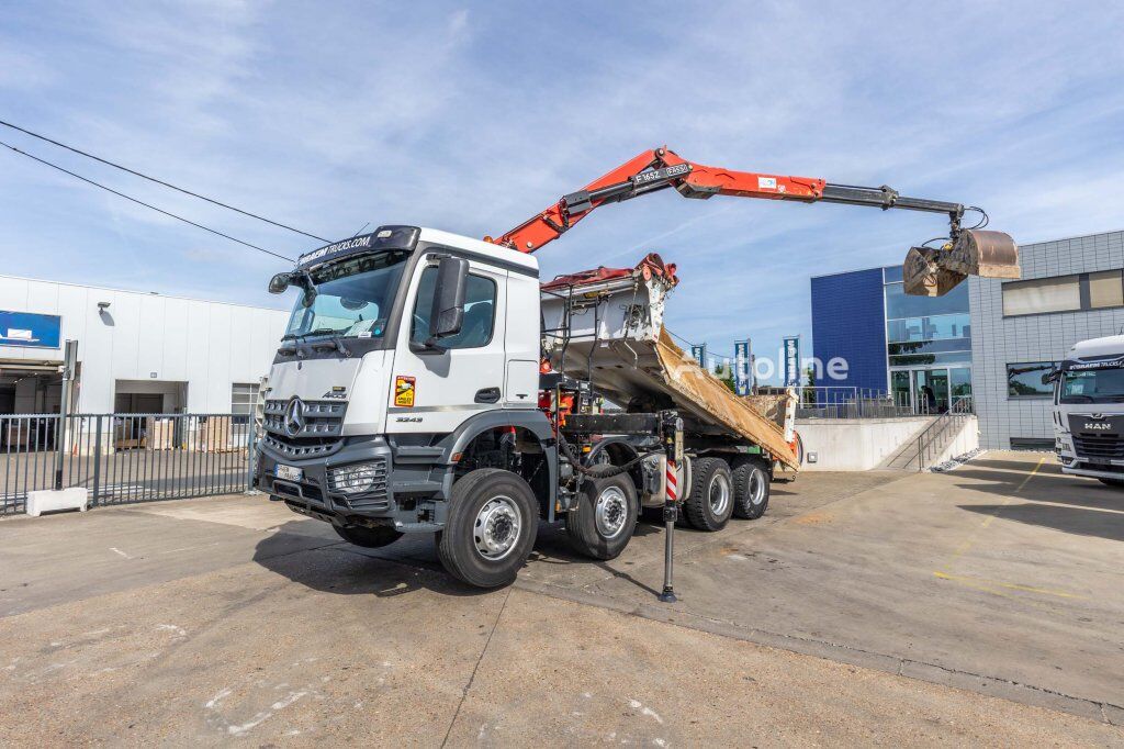 Mercedes-Benz AROCS 3243 BB+BIBENNE+ BAE HYDR+FASSI 16T/m+2EXT kiper