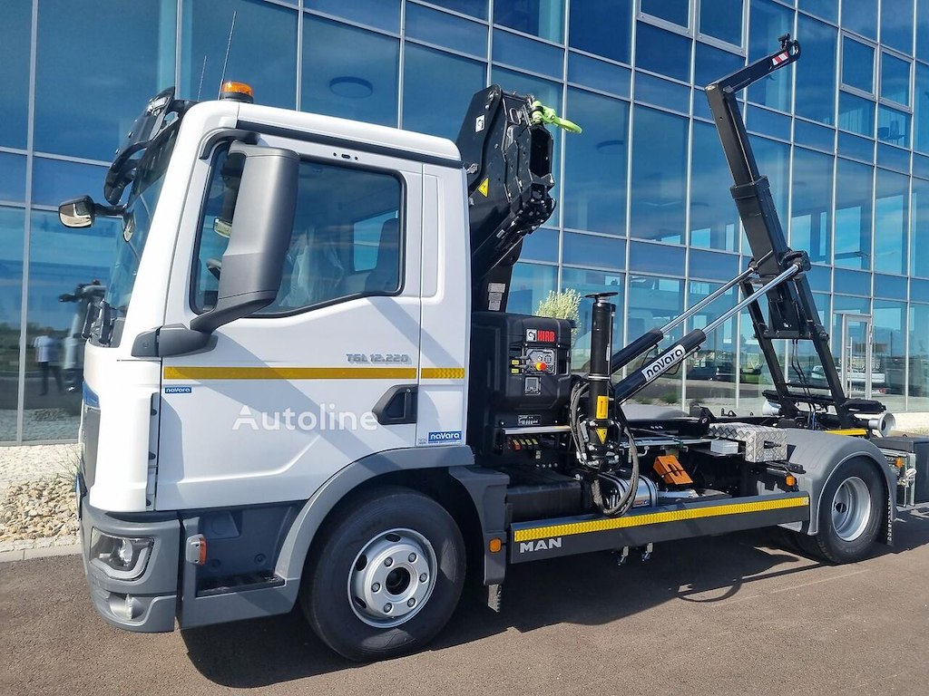 Novi MAN TGL 12.220 + KONTEJNER 6T kamion rol kiper