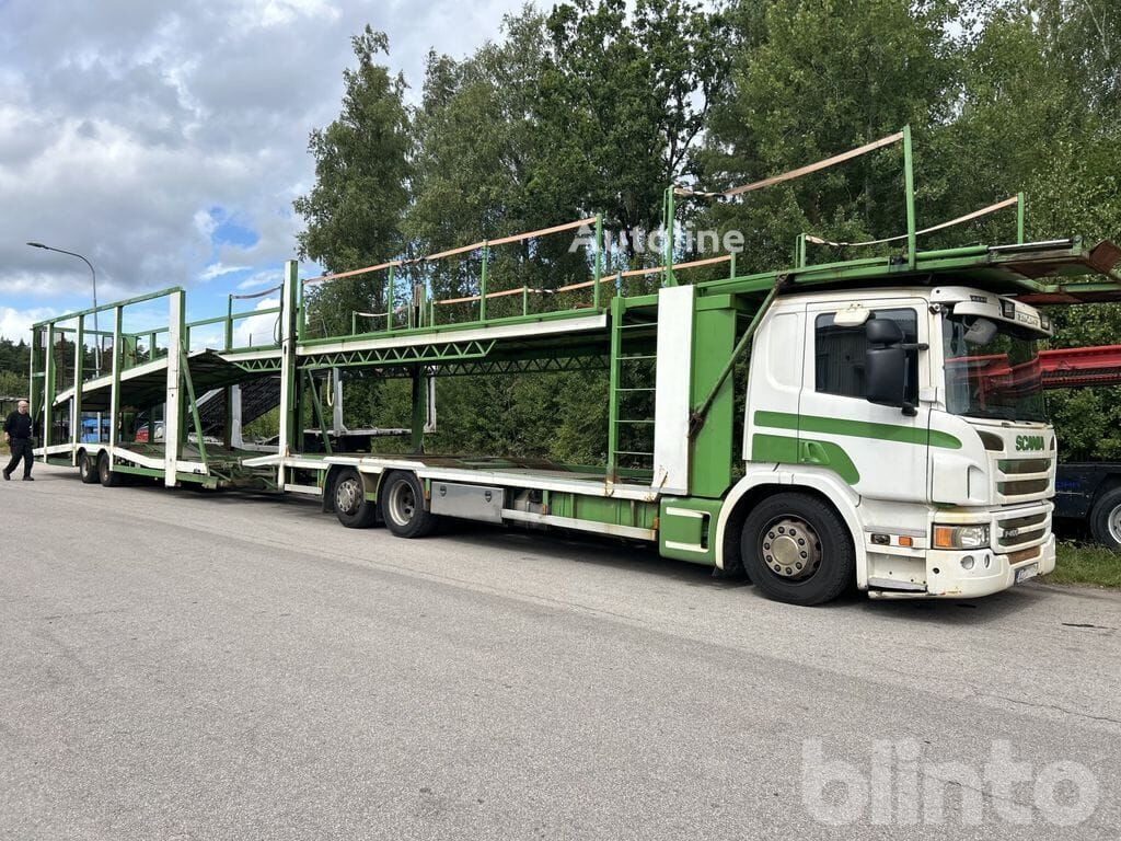 Prodaje se Scania P400LB6X2*4MLB autotransporter na aukciji + prikolica autotransportera