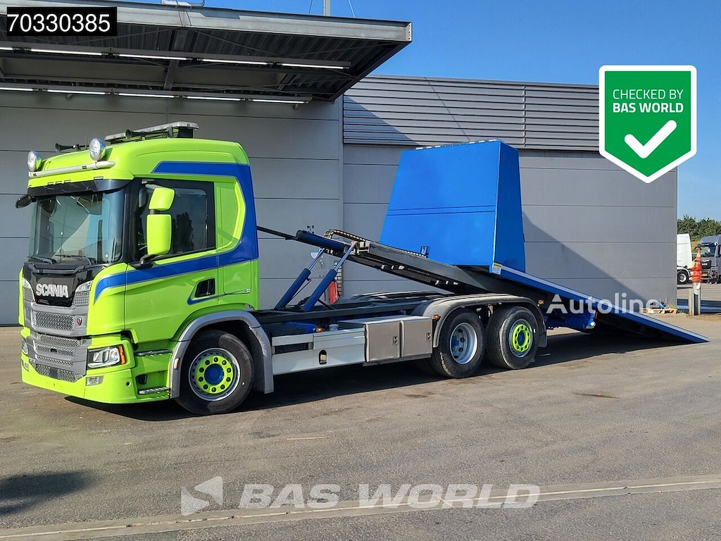 Scania P370 6X2 Recovery truck Abschleppwagen Winch Lift-Axle Automatic šlep auto