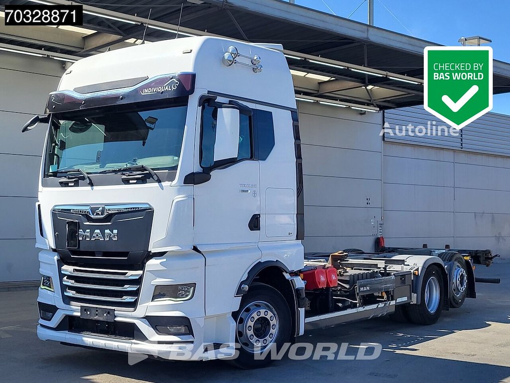 MAN TGX 26.510 6X2 BDF Full Air suspension Lift-Axle Automatic Retar vozilo za prevoz kontejnera
