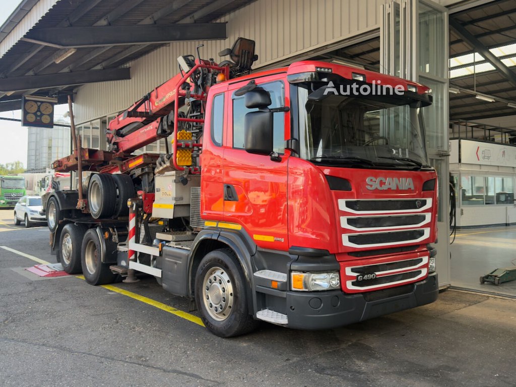 Scania G490 kamion za prevoz drva