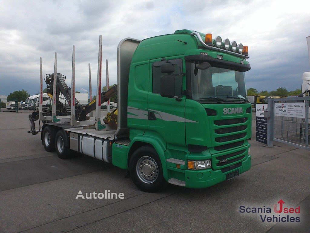 Scania R 490 LB6x4HNB Kran LOGLIFT F96S kamion za prevoz drva
