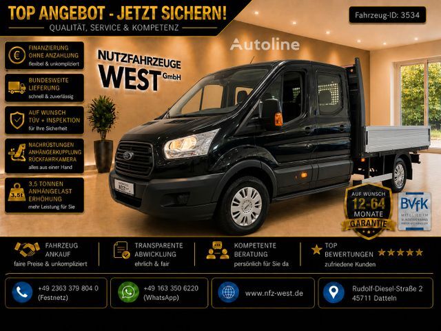Ford Transit Maxi DoKa Pritsche L3*1.Hand*Garantie* kamion s ravnom platformom < 3.5t