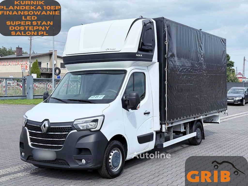 Renault Renault Master 170 DCI Plandeka 10EP + Firana Salon PL, Jeden Wł kamion s ceradom < 3.5t