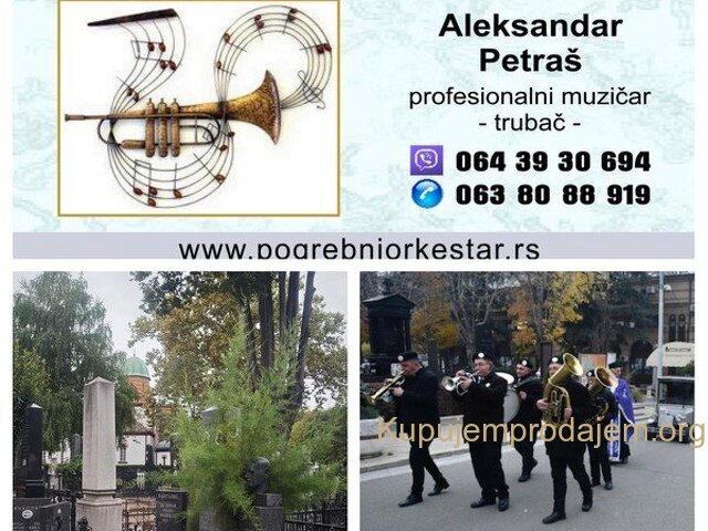 Beogradski duvački pogrebni orkestar bleh muzika trubači za sahrane