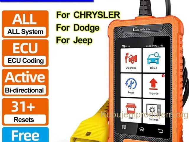 NOVO - LAUNCH X431 Elite Full OBD2 za CHRYSLER, Dodge, Jeep