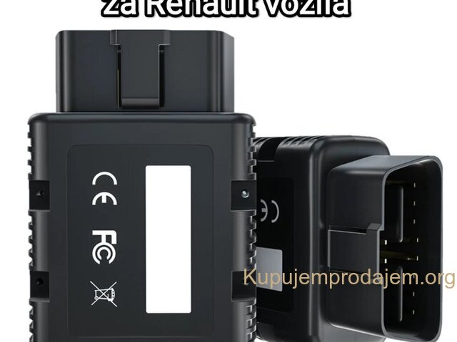 NOVO - RE COM Bluetooth OBD2 za Renault Vozila Srpski jezik