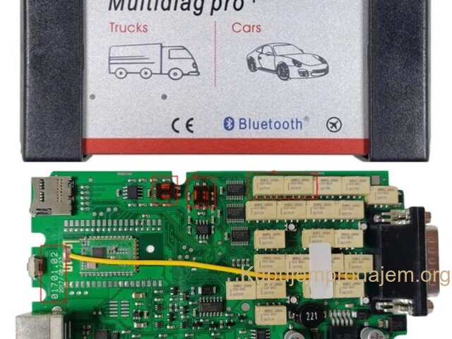 NOVO - 1 Ploca Bluetooth MultiDiag Pro+ 2021.11 Dijagnostika