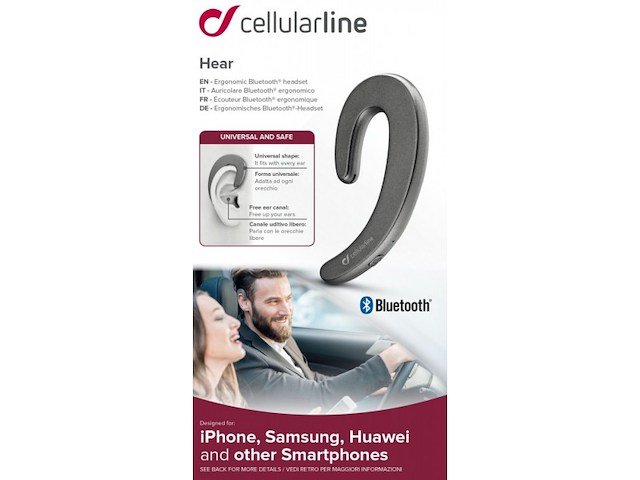 Cellularline Hear bežična Bluetooth slušalica Handsfree