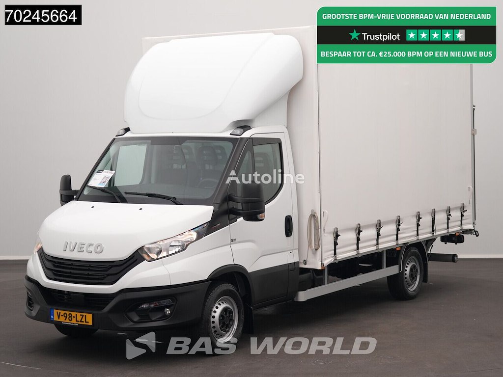 Novi IVECO Daily 35S18 BPM VRIJ! 3.0L Laadklep 180PK Schuifzeilen Airco Cru kamion s zavesom < 3.5t